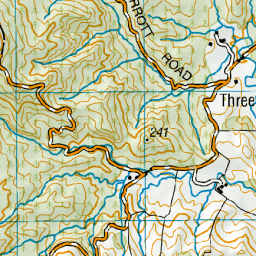 Three Bridges, Northland - NZ Topo Map
