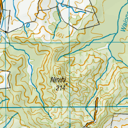 Ninihi, Northland - NZ Topo Map