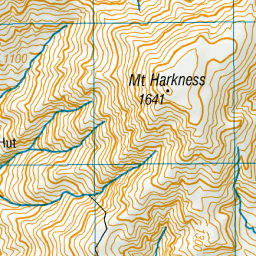 Mount Harkness, Marlborough - NZ Topo Map