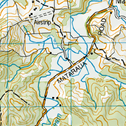Mataraua, Northland - NZ Topo Map