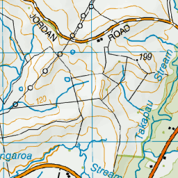 Takapau Stream, Northland - NZ Topo Map