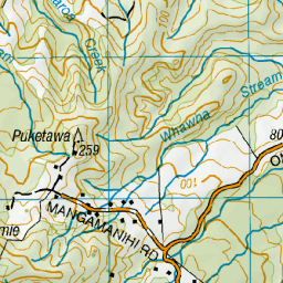 Puketawa, Northland - NZ Topo Map
