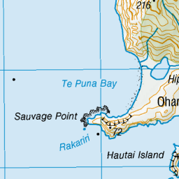 Te Puna Bay, Marlborough - NZ Topo Map