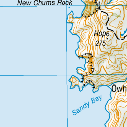 Sandy Bay, Marlborough - NZ Topo Map