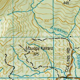 Awakino Stream, Northland - NZ Topo Map