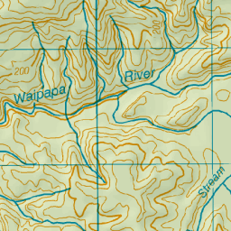Waipapa River, Northland - NZ Topo Map