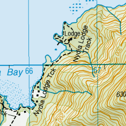 Nydia Bay, Marlborough - NZ Topo Map