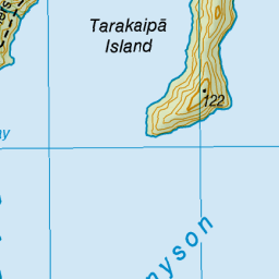 Tennyson Inlet, Marlborough - NZ Topo Map