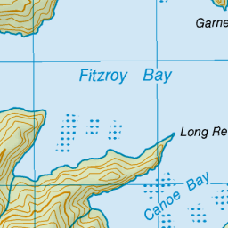 Fitzroy Bay, Marlborough - NZ Topo Map