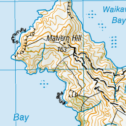 Waikawa Bay, Marlborough - NZ Topo Map