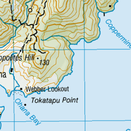 Ohana, Marlborough - NZ Topo Map