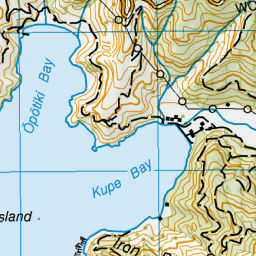 Kupe Bay, Marlborough - NZ Topo Map