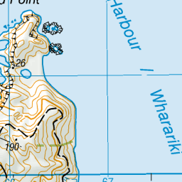 Ragged Point, Marlborough - NZ Topo Map