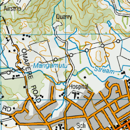 Kaikohe, Northland - NZ Topo Map