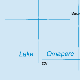 Lake Omapere, Northland - NZ Topo Map