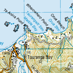 Marble Bay, Northland - NZ Topo Map