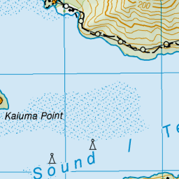 Pelorus Sound, Marlborough - NZ Topo Map
