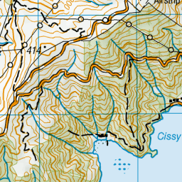 Cissy Bay, Marlborough - NZ Topo Map