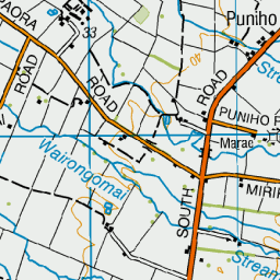 Puniho Pa, Taranaki - NZ Topo Map