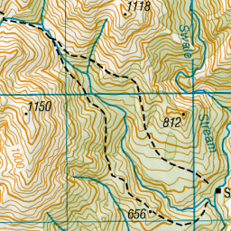 Swale Hut, Marlborough - NZ Topo Map