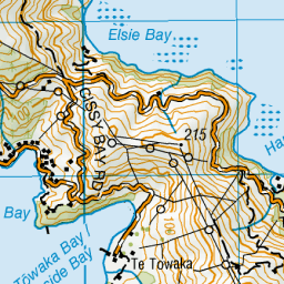 Hamilton Bay, Marlborough - NZ Topo Map