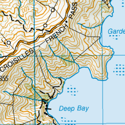 Deep Bay, Marlborough - NZ Topo Map