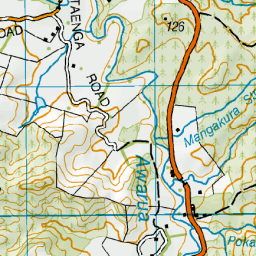 Awarua River, Northland - NZ Topo Map