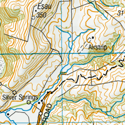 Esau, Canterbury - NZ Topo Map