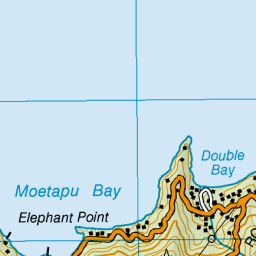 Moetapu Bay, Marlborough - NZ Topo Map