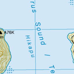 Pelorus Sound, Marlborough - NZ Topo Map