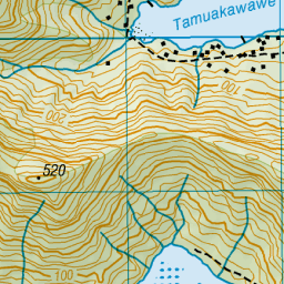 Tamuakawawe Bay, Marlborough - NZ Topo Map