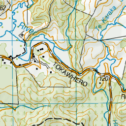 Te Karaka Stream, Northland - NZ Topo Map