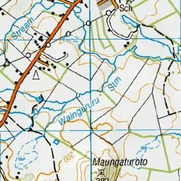 Maungaturoto, Northland - NZ Topo Map