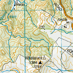 Whakarara Northland Nz Topo Map