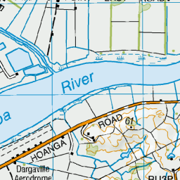 Wairoa River, Northland - NZ Topo Map