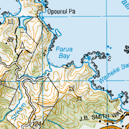 Parua Bay, Northland - NZ Topo Map