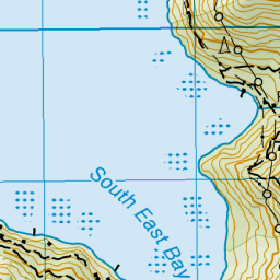 South East Bay, Marlborough - NZ Topo Map