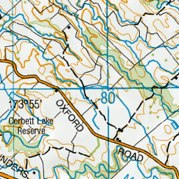 Corbett Lake Reserve, Taranaki - NZ Topo Map