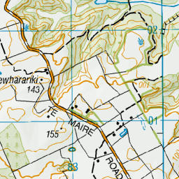 Pukewharariki, Northland - NZ Topo Map