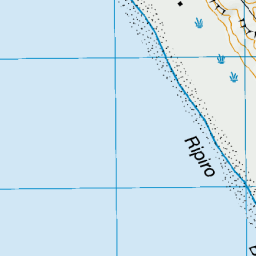 Ripiro Beach, Northland - NZ Topo Map