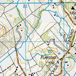 Pukeatua, Northland - NZ Topo Map