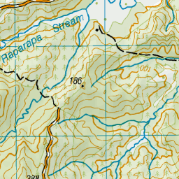 Te Raparapa Stream, Northland - NZ Topo Map