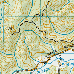 Pokapu Stream, Northland - NZ Topo Map