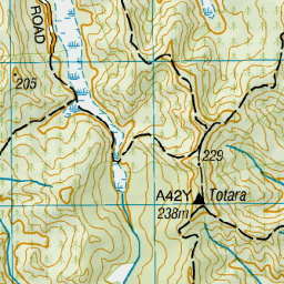 Totara, Northland - NZ Topo Map