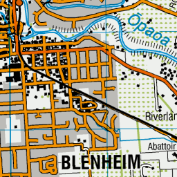 BLENHEIM, Marlborough - NZ Topo Map