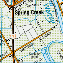 Spring Creek, Marlborough - NZ Topo Map