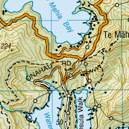 Mistletoe Bay, Marlborough - NZ Topo Map