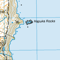 Hapuka Rocks, Marlborough - NZ Topo Map