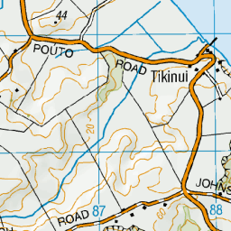 Wairoa River, Northland - NZ Topo Map