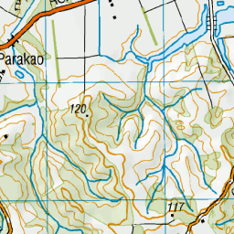 Hawera Stream, Northland - NZ Topo Map